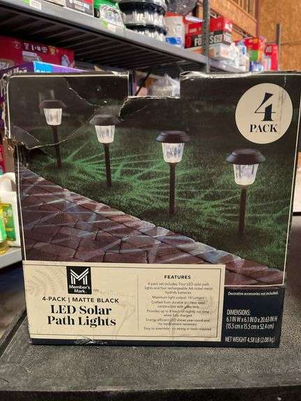 Members Mark LED Solar Path Lights - Sierra Auction Management Inc