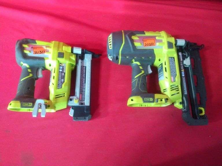 (2pc) Ryobi AIRstrike Technology In Tool Air Compression (Model P360 18 ...