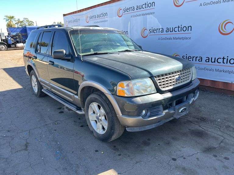 2003 Ford Explorer - Sierra Auction Management Inc
