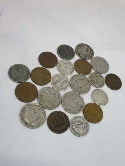 Lot of 20 Mixed Old U.S. Coins Including Silver - Sierra Auction ...