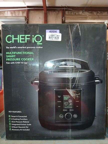 Chef iO Multifunctional Smart Pressure Cooker - Sierra Auction ...
