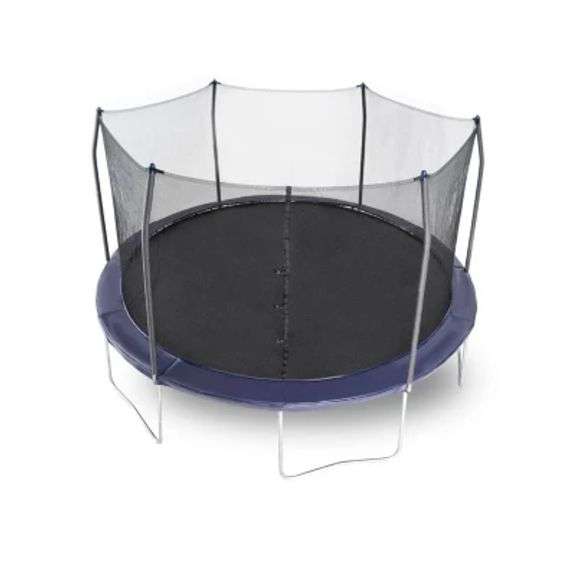 Skywalker 12 Foot Round Trampoline With Enclosure Combo 12 Series ...