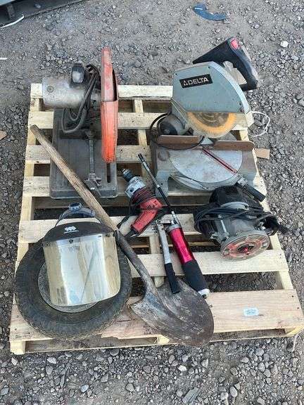 (P) With Assorted Powered Tools and More Including- Makita 355mm ...