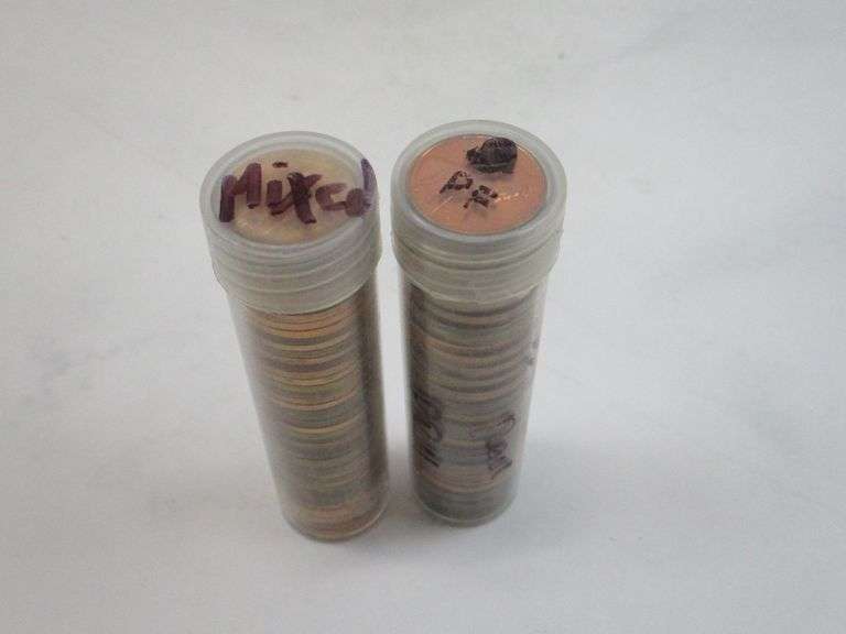 2 Rolls 1960s Proof Pennies with Imperfections - Mixed Dates U.S ...