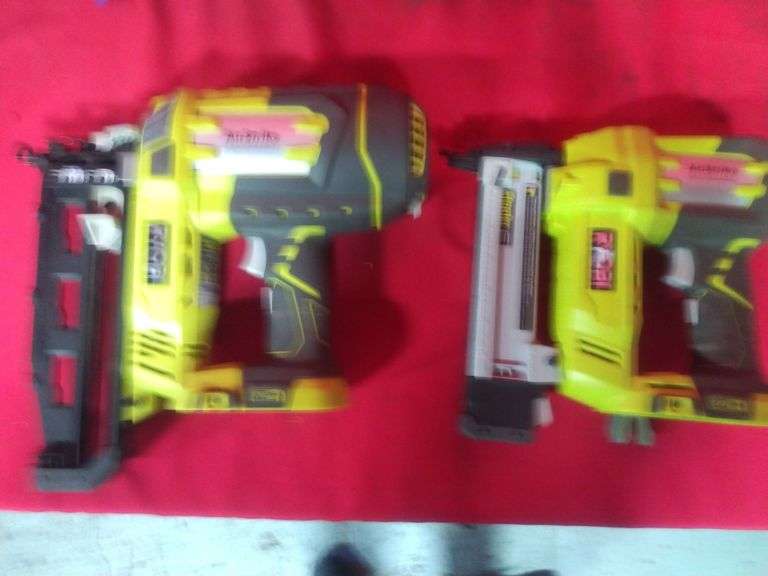 (2pc) Ryobi AIRstrike Technology In Tool Air Compression (Model P360 18 ...