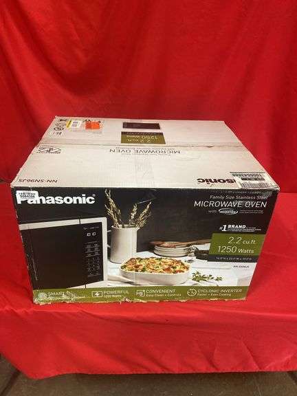 Panasonic NN-SN96JS Family Size Stainless Steel Microwave Oven With ...