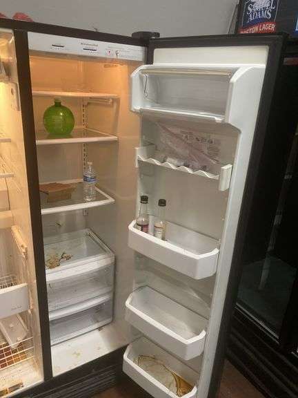 KitchenAid Superba Side By Side Refrigerator - Sierra Auction ...