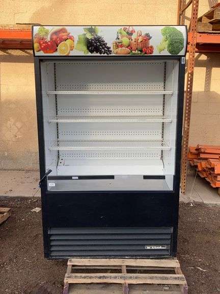 True open faced display refrigerator. - Sierra Auction Management Inc