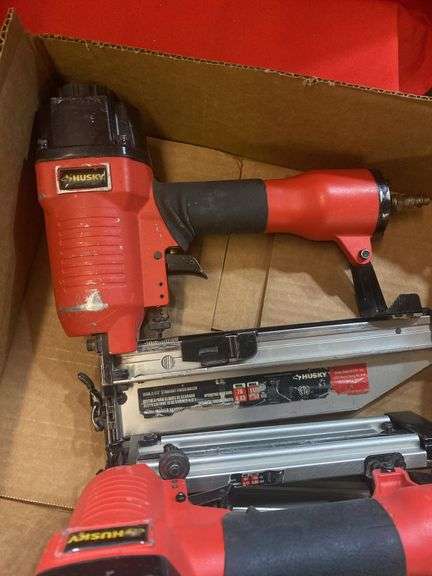 (3) Nailer/Staple Guns (2) Husky & (1) Unknown Brand - Sierra Auction ...