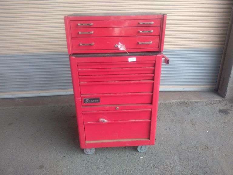 Snap on And Matco Combination Tool Chests On Wheels With Assorted Hand ...