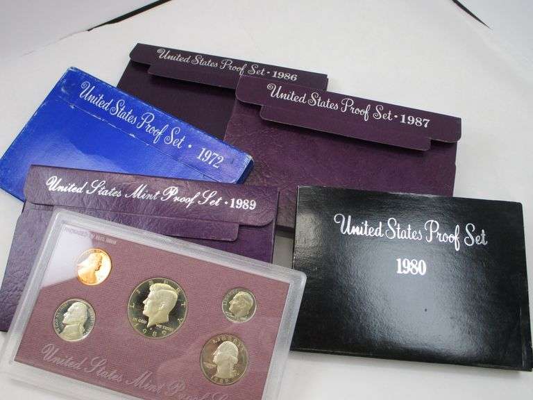 Lot of U.S. Government Issued Proof Sets - Sierra Auction Management Inc