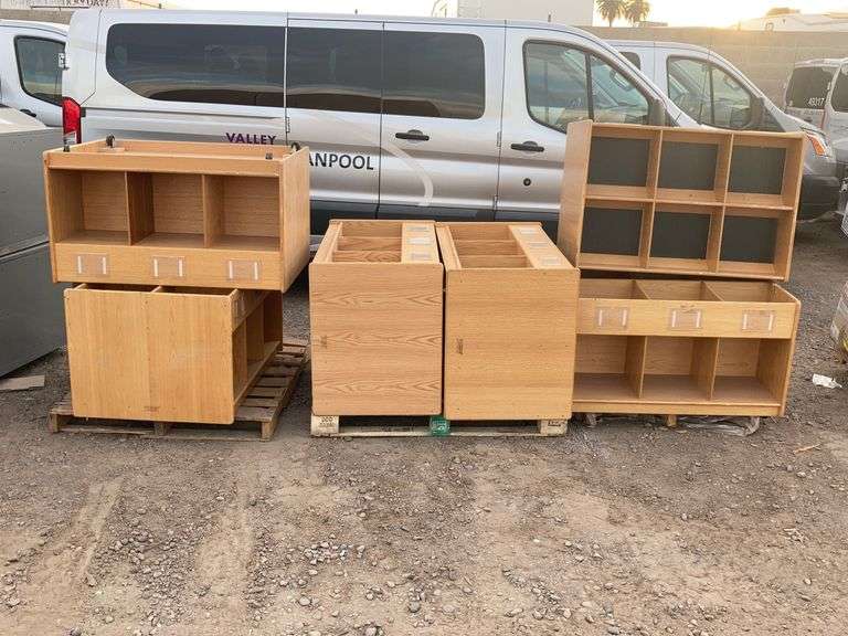 Approximately six early childhood cubby cabinets. - Sierra Auction ...