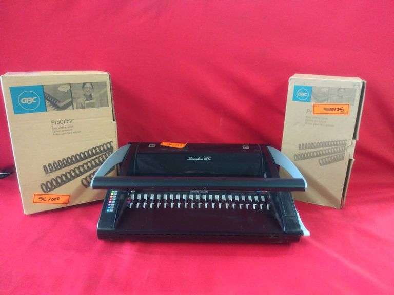 (3PC) Swingline GBC CombBind C20 And ProClick Easy Editing Spine ...