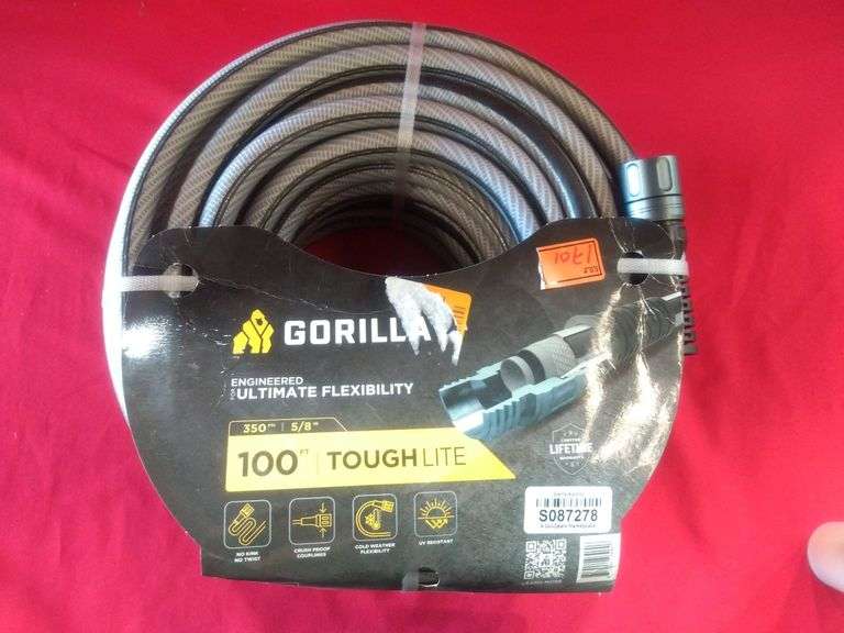 Gorilla Engineered For Ultimate Flexibility 360PSI ,5/8 100Ft | Tough ...