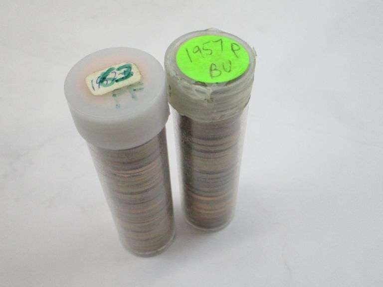 2 Rolls 1960s Proof Pennies with Imperfections - Mixed Dates U.S ...