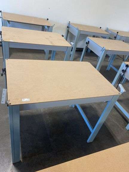 Drafting Table W/ Drawer & Parallel Drafting Board 41"X27"X34" - Sierra ...