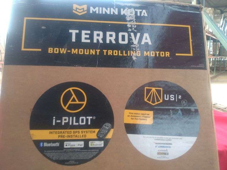 Minn Kota Terrova80/US2/IP-60Inch BT Bow Mount Trolling Motor - Sierra ...