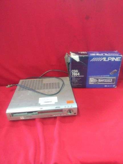 Alpine Car Stereo CDA-7864, And Sony DVD Player - Sierra Auction ...