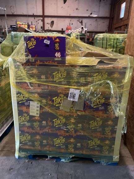 Pallet of Assorted Takis Fuego Chips - Sierra Auction Management Inc