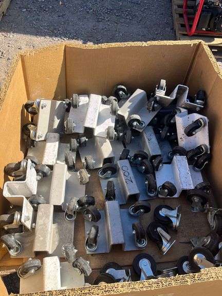 Gaylord Box With Large Group of Moving Carts and Wheels - Sierra ...