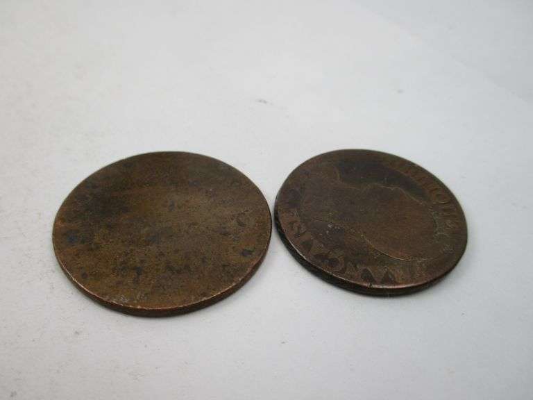 Lot of 2 French Colonial Era Coins from the 1700s (Undated) - Sierra ...