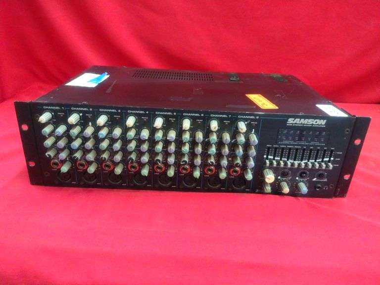 Samson SO8 Stereo Mixer Amplifier - Sierra Auction Management Inc