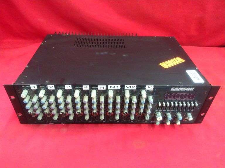 Samson SO8 Stereo Mixer Amplifier - Sierra Auction Management Inc