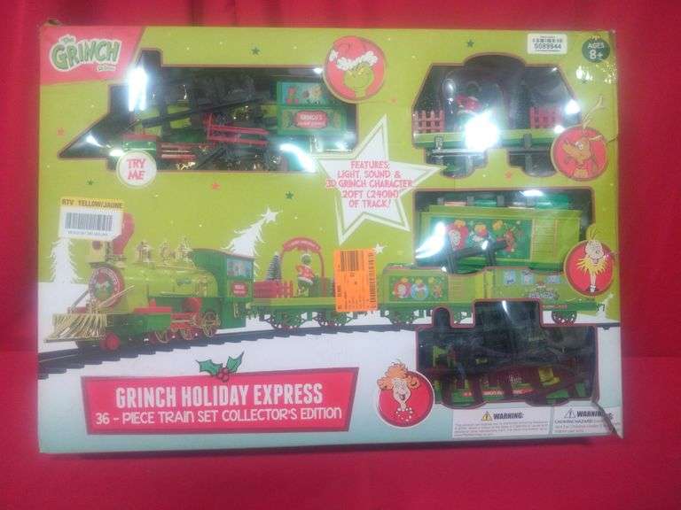 Grinch Holiday Express 36 Piece Train Set Collector's Edition - Sierra ...