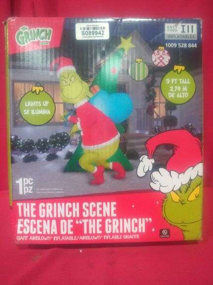 (1PC) The Grinch Scene Inflatable 9 FT Tall 1009 528 844 - Sierra ...