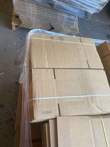 (P) Lot Of Cardboard Boxes Various Sizes - Sierra Auction Management Inc