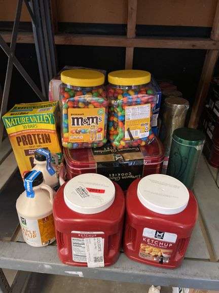 (1 Qty) Lot of Consumable Household Items (Ketchup, Maple Syrup ...