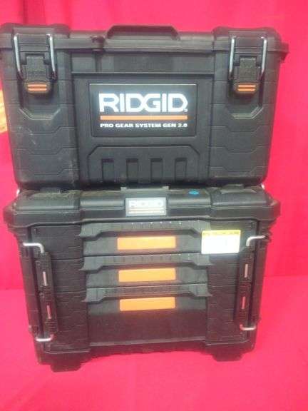 (2Pc) Ridgid Pro Gear System Gen 2.0 One Pro Gear XL 3 Drawers and Pro ...