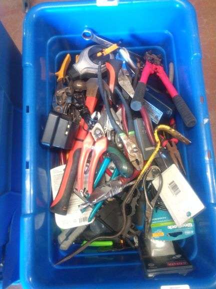 Tote With Assorted Tools (Tote Not Included) - Sierra Auction ...