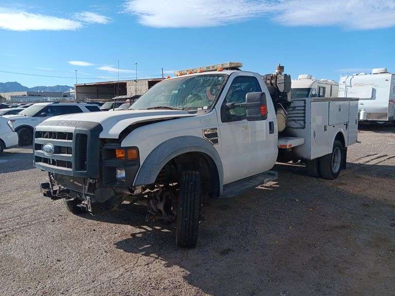2008 Ford F450 Super Duty Utility Truck - Sierra Auction Management Inc