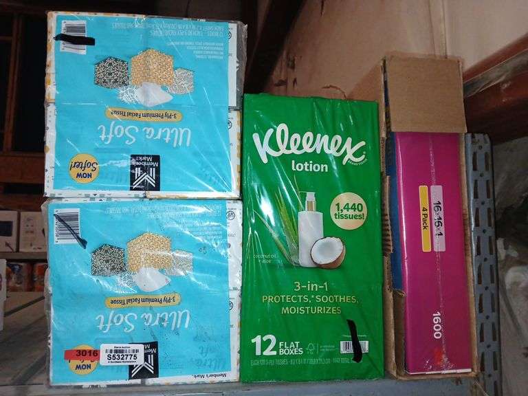 (3 Qty) Bulk Tissue Paper, (1 Qty) 3M Filtrete Air Filter 4pk Size ...