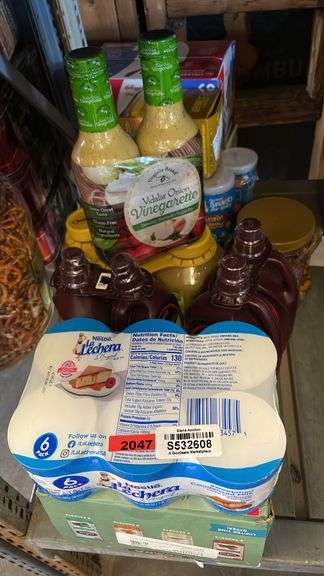 (1 Qty) Lot of Consumable Household Items (Applesauce, Hershey’s Syrup ...