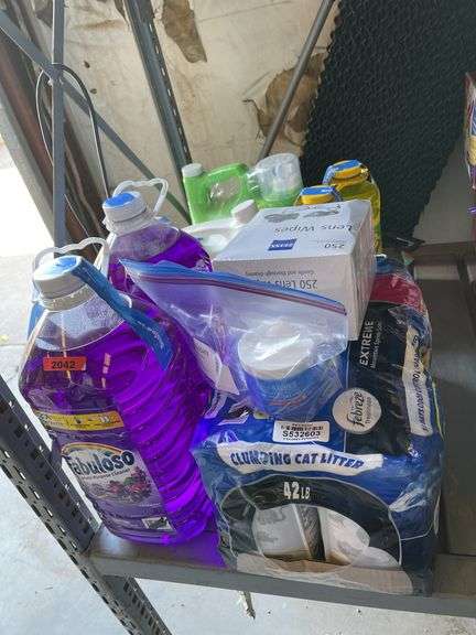 (1 Qty) Lot of Non-Consumable Household Items (Clumping Cat Litter ...