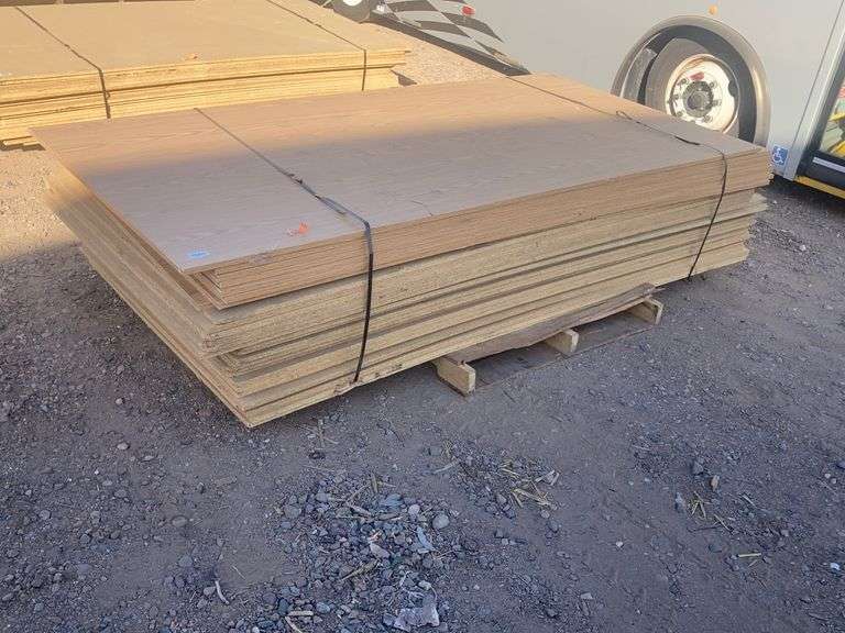 Approximately 25 pieces of 8ft X 4ft panel board. - Sierra Auction ...
