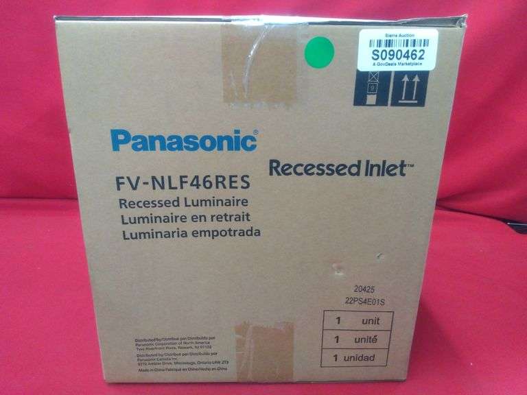 Panasonic FV-NLF46RES Recessed Luminaire Recessed Iniet (1-11 W LED ...