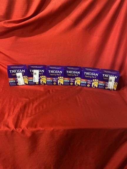 (6) Trojan Variety Pack 40 Condoms per Box - Sierra Auction Management Inc