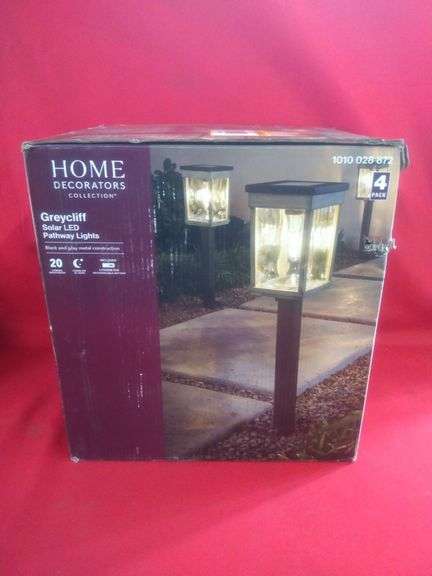 Home Decorators Collection Grey cliff Solar LED Pathway Lights - Sierra ...