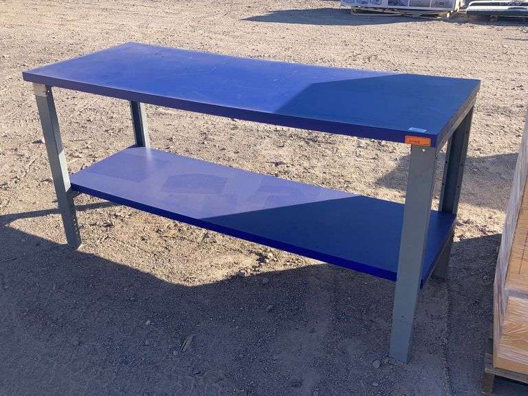 6 foot two tier workbench. - Sierra Auction Management Inc