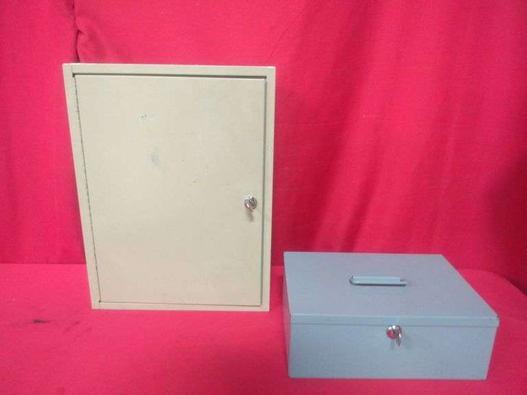 (2 PC)Wall Storage Cabinet With Key And Cash Box With Key - Sierra ...