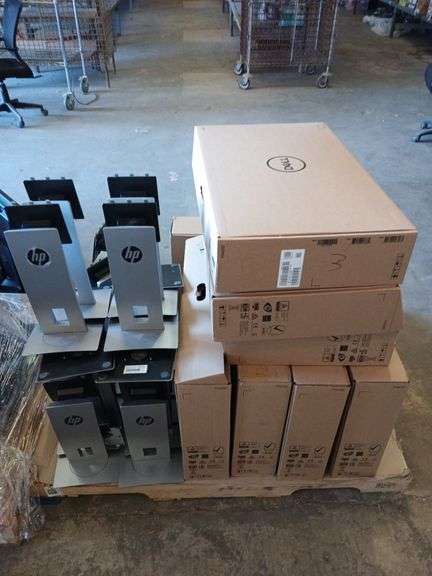 Pallet of HP EliteDisplay E222 Monitors & HP Stands - Sierra Auction ...