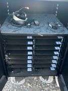 (2pcs) Metal Laptop Charging Cart and HP LASERJET 9050n Printer ...