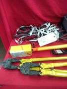 Box of Assorted Tools Including Evercraft 10" Extension, Evercraft Toro ...