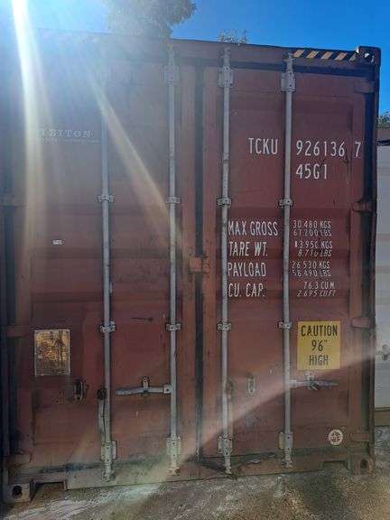 2003 Changzhou Xinhuachang International Containers Co. CXIC 2586 89 45 ...