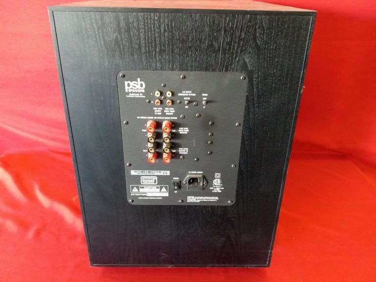 psb Speakers Subsonic 6i Powered Subwoofer - Sierra Auction Management Inc