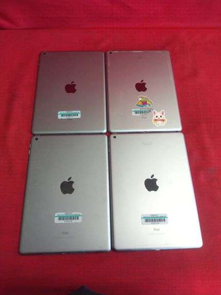 (4pc) iPad Model A1893 - Sierra Auction Management Inc