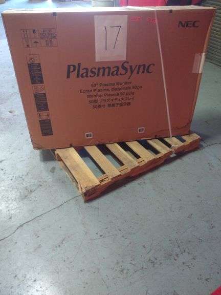 NEC PlasmaSync 50 Inch Plasma Monitor - Sierra Auction Management Inc